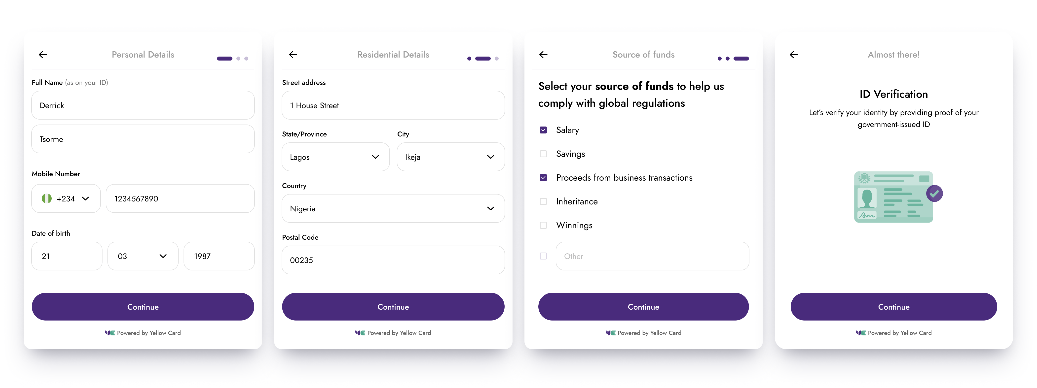 Designing an Africa-first crypto widget: How I upscaled the Yellow Card ...